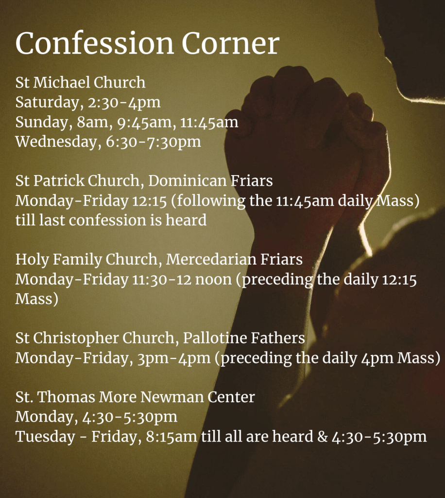 Confession – Saint Michael Church