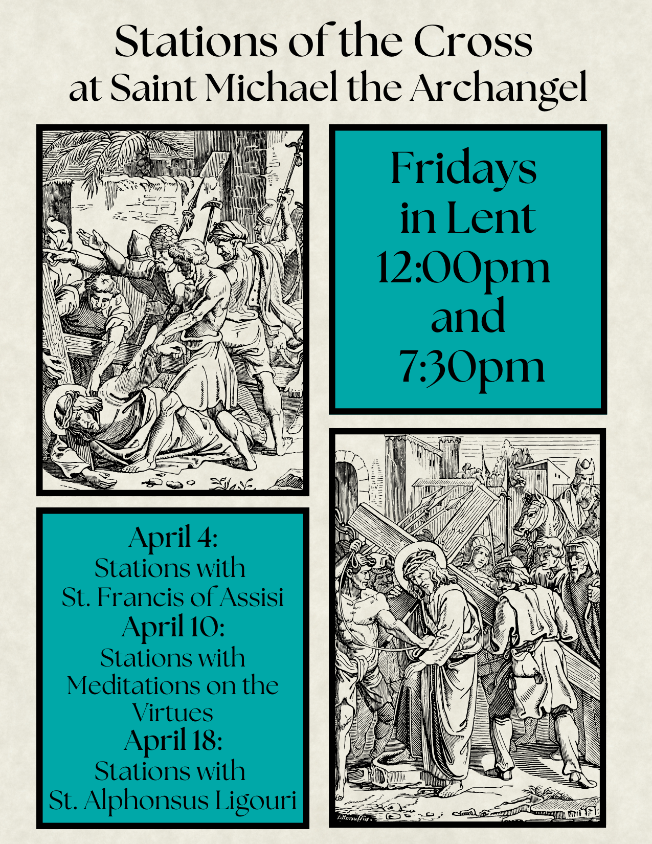 2025 Lenten Opportunities – Saint Michael Church
